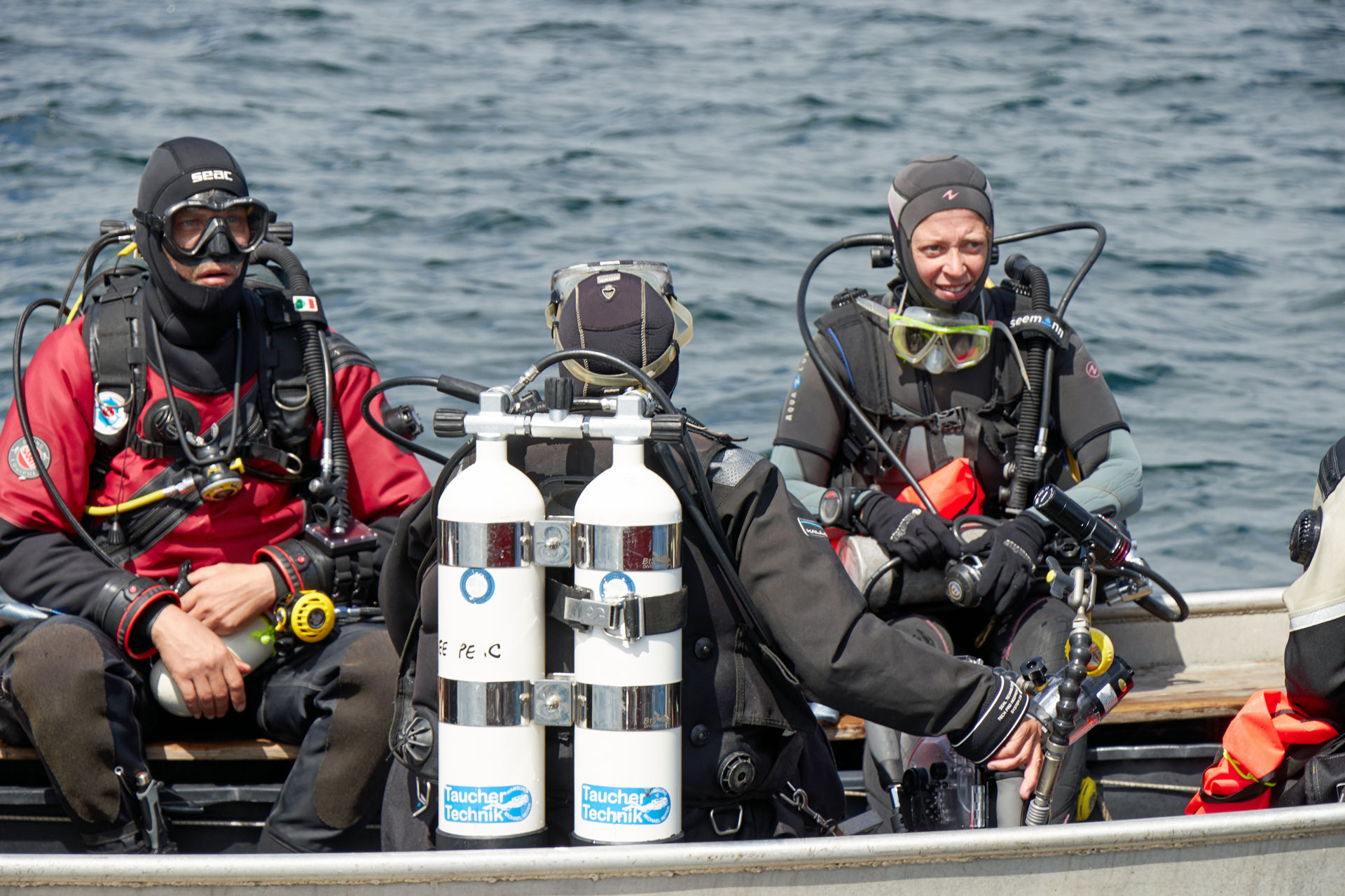 Taucher Bereit Für Den Nächsten Tauchgang - GRD
